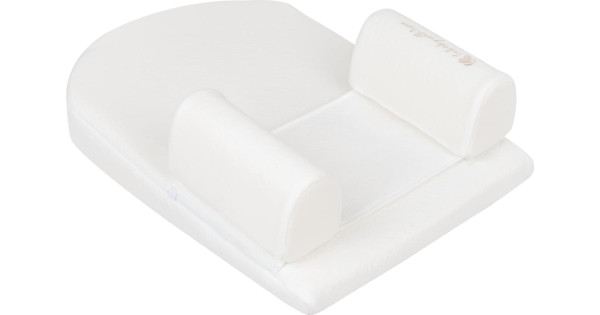 Memory foam cot wedge positioner Airknit White