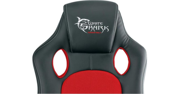 White Shark Gaming Chair Kings Throne Black/Red Y-2706